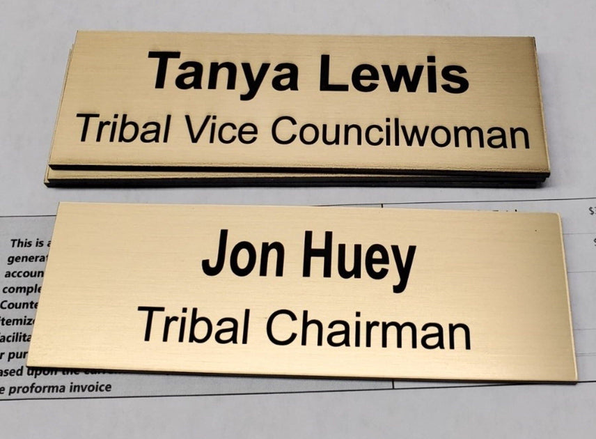 Engraved Plastic Plates, Adhesive Backing/ Custom Plastic Sign – Laser ...