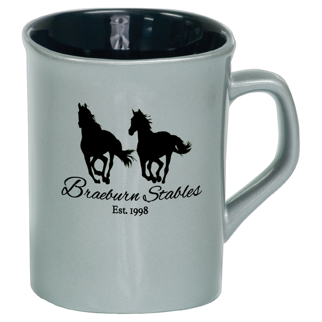 Round Coffee Mug | Round Ceramic Mug | Laser Etched